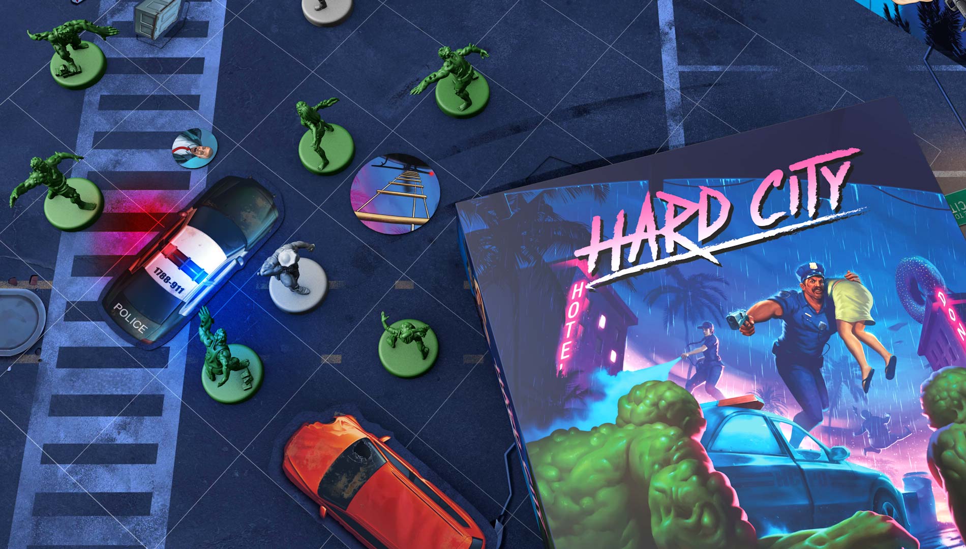 Hard City - gra planszowa na Kickstarterze - GameBy.pl